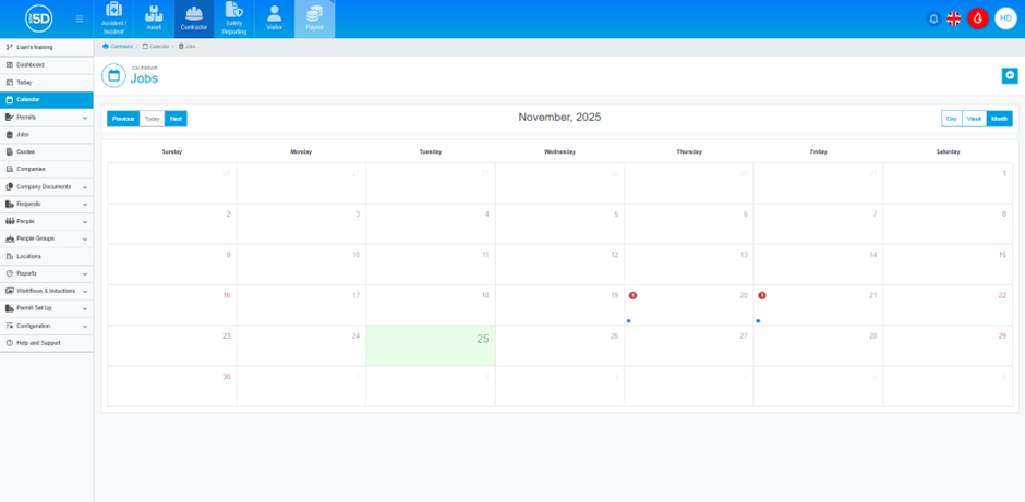 An Overview of the Visitor Calendar