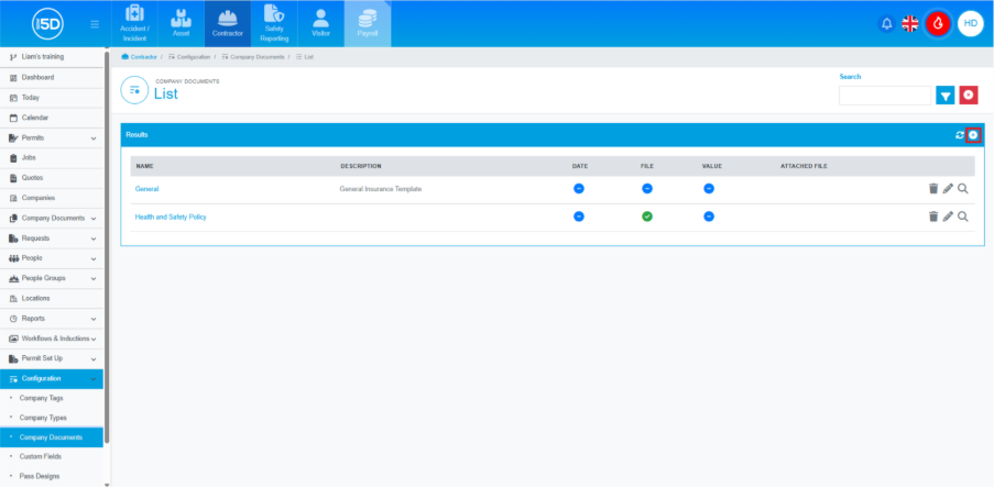 How to create a Company Document Template