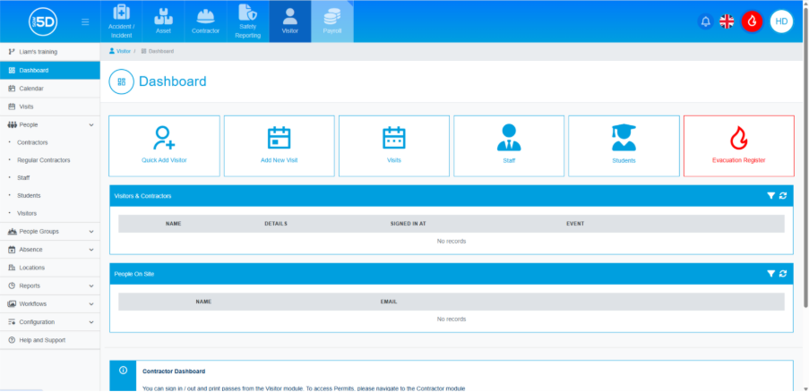 How to print off a Regular Contractor pass